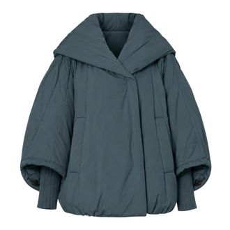 Liviana Conti Doudoune Satin&eacute;e - Femme - Vestes - Vert - Taille: 38 FR