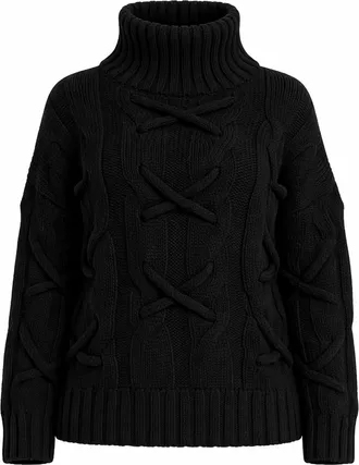 Worldclassca Strickjacke Strick Pullover mit Stehkragen