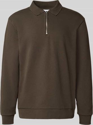 Lindbergh Relaxed Fit Poloshirt mit Label-Detail