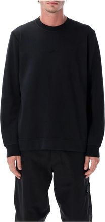 Stone Island Homme, Sweatshirts et sweats &agrave; capuche, Noir, Taille: XL Cotton Crewneck SweaT-shirt