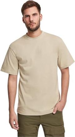 Urban Classics Homme Basic Crew Neck Tall Tee T Shirt, Concrete, XXL EU