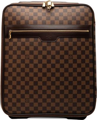 Louis Vuitton sac de voyage Damier Ébène Pegase 45 (2012) - Marron