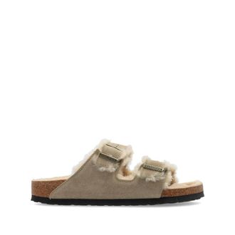 Birkenstock Arizona Shearling Wildleder - - Shoes - Damen - Braun - 36 EU