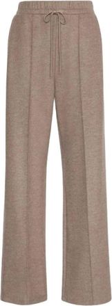 Max Mara Pantalon large en jersey Tenda - Femme - Pantalons - Brun - Taille: 38 FR