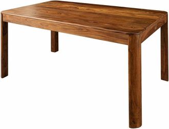 Massivmoebel24 Esstisch Sheesham 160x90x76 walnuss gewachst toronto 224