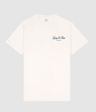 Sporty & Rich T-Shirt Vendome La Ecru