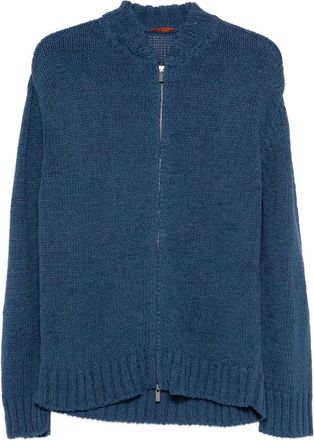 Barena zip-fastening cardigan - Blau