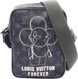 Louis Vuitton Sac &agrave; bandouli&egrave;re Pre-owned en toile - Homme - Pre-owned - Noir - Taille: ONE Size