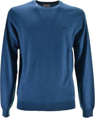 Sun 68 Homme, Pulls, Bleu, Taille: XL Maglia Girocollo