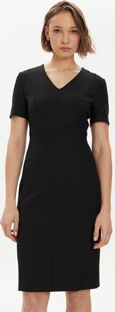 HUGO BOSS Kleid für den Alltag 50493529 Schwarz Slim Fit