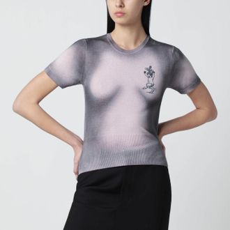 Vivienne Westwood Pullover mit Farbverlauf in Rosa/Schwarz
