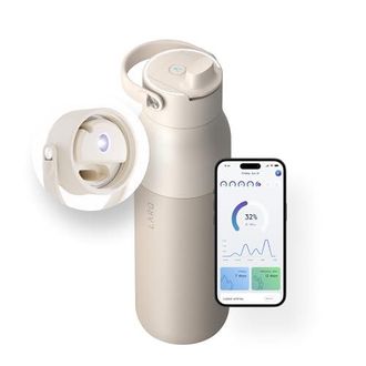LARQ Bouteille PureVis 2 680ml - Bouteille deau auto-nettoyante avec purificateur UV, acier inoxydable isolé, application de suivi, réutilisable, Garantie 