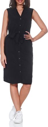 Vero Moda Damen Vmbree Sl Blk Shirt Dress Ga Keid, Black Denim, X-Large