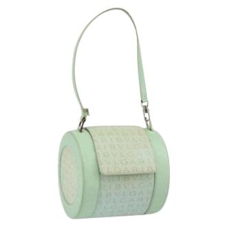 Bulgari Sac Mini en Toile Pre-owned - Femme - Pre-owned - Vert - Taille: ONE Size