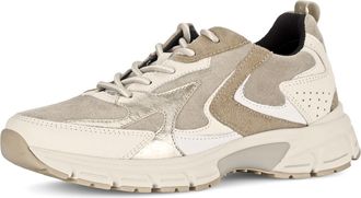 Gabor Damen Low-Top Sneaker, Frauen Halbschuhe,schn&uuml;rer,Business,Freizeit,stra&szlig;enschuhe,Strassenschuhe,Sportschuhe,Puder/Neve k,39 EU / 6 UK