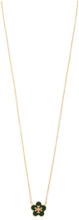 Tory Burch Femme, Accessoires, Jaune, Taille: ONE Size Forget Me Not Pendant Necklace
