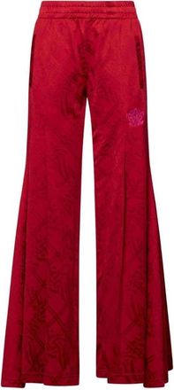 John Richmond Femme, Pantalons, Rouge, Taille: 36 FR Pantalon &Eacute;vas&eacute; avec Motif Tonal