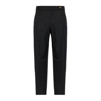 Versace Woll Slim Formale Hose - - Trousers - Herren - Schwarzk - S