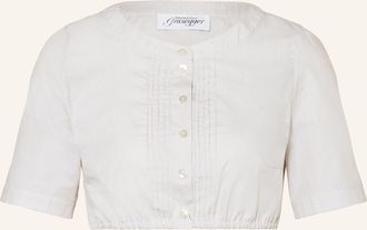 Grasegger Dirndlbluse Elke grau