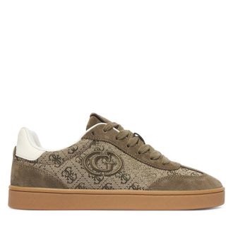 Guess Sneakers Guess FLTJAC LEA12 Khakifarben