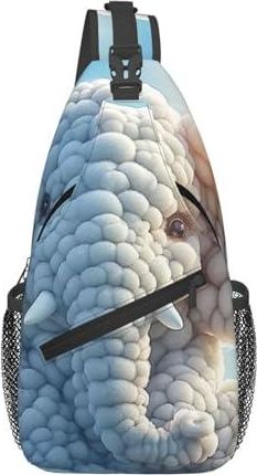 Generic Sac &agrave; bandouli&egrave;re &eacute;l&eacute;phant nuage sac &agrave; bandouli&egrave;re sac &agrave; dos de voyage pour homme sac &agrave; dos de randonn&eacute;e sac &agrave; dos de randonn&eacute;e