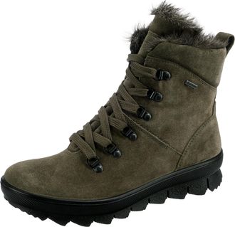 Legero Schn&uuml;rstiefelette Schn&uuml;rstiefel Damen 2-000503 7500 Echtleder in gr&uuml;n