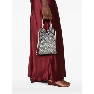Staud Silv Tote Bag - Silver