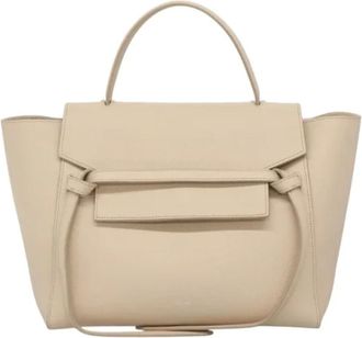 Celine Pre-owned Cuir sacs-main - Femme - Pre-owned - Beige - Taille: ONE Size