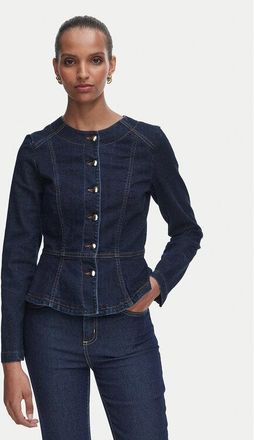 Rinascimento Rinascimento Jeansjacke CFC0129939003 Dunkelblau Slim Fit