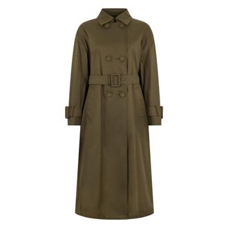 Herno Langer Trenchcoat - - Coats - Damen - Gr&uuml;n - M