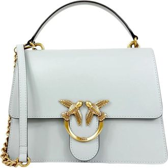 Pinko Pinko, Femme, Sacs, Bleu, Taille: ONE Size Love One Top Handle Classic