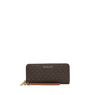 Michael Kors Portefeuille Continental Grand Logo - Femme - Accessoires - Brun - Taille: ONE Size