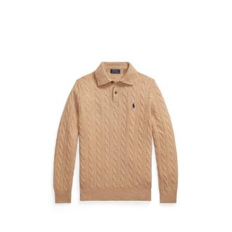 Polo Ralph Lauren Pull polo en laine et cachemire