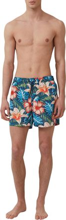 s.Oliver Badeshorts mit All-Over-Print und Eingrifftaschen