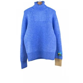 Lc23 T&uuml;rkiser Rollkragenpullover - - Knitwear - Herren - Blau - M