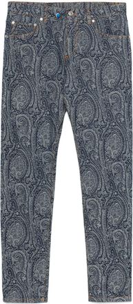 Etro Jeans mit Paisleymuster - Blau