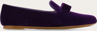 Ferragamo Damen Loafer mit Vara-Schleife Violett Gr&ouml;&szlig;e 36.5