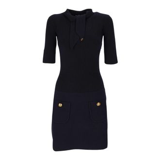 Elisabetta Franchi Knitted Kleider - - Dresses - Damen - Blau - L