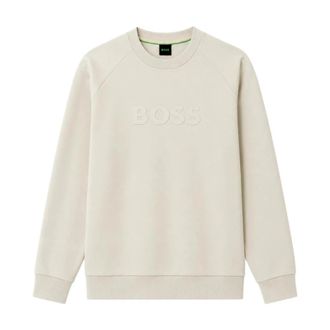 HUGO BOSS Salbo Sweatshirt - - Sweatshirts & Hoodies - Herren - Beige - L