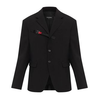 Dsquared2 Blazer Technique Apr&egrave;s Ski - Homme - Vestes - Noir - Taille: M