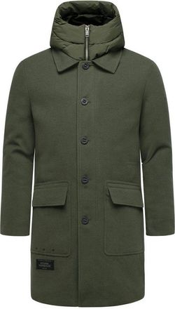 Stone Harbor Trenchcoat Thiagoo XX Kurzmantel in Wollmantel-Optik mit herausnehmbaren Inlayer