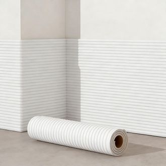 Generic Selbstklebende Gepolsterte Wandpaneele, Anti-Kollisions-Wandpolsterung f&uuml;r Fitnessstudio Schlafzimmer Wohnzimmer Tanzstudio Indoor-Basketballplatz(Wei