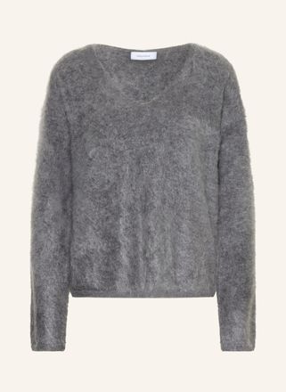 Darling Harbour Darling Harbour Cashmere-Pullover grau