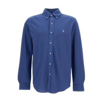 Polo Ralph Lauren Homme, Chemises, Bleu, Taille: M Casual Shirt
