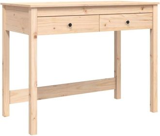 vidaXL Vidaxl - Schreibtisch mit Schubladen 100x50x78 cm Massivholz Kiefer