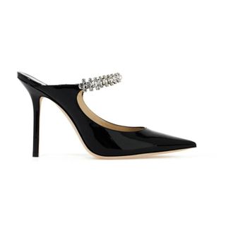 Jimmy Choo London Kristallverzierte Leder-Mules - - Shoes - Damen - Schwarzk - 36 EU