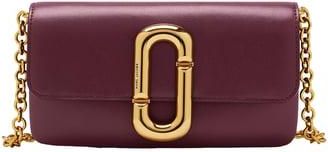 Marc Jacobs Portefeuille The Scene sur cha&icirc;ne en cuir