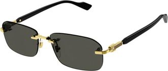 Gucci Stylische Sonnenbrille f&uuml;r den t&auml;glichen Gebrauch - - Accessories - unisex - Gelb - 56 MM