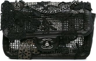 Chanel Hobo Bags - Small Mesh Butterfly Flap - Gr. unisize - in Schwarz - für Damen