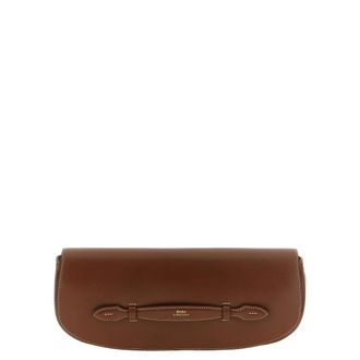 Polo Ralph Lauren Leder Umschlagtasche - - Bags - Damen - Braun - ONE SIZE
